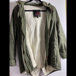 Yoki | Jackets & Coats | Yoki Olive Green Utility Hooded Jacket | Poshmark